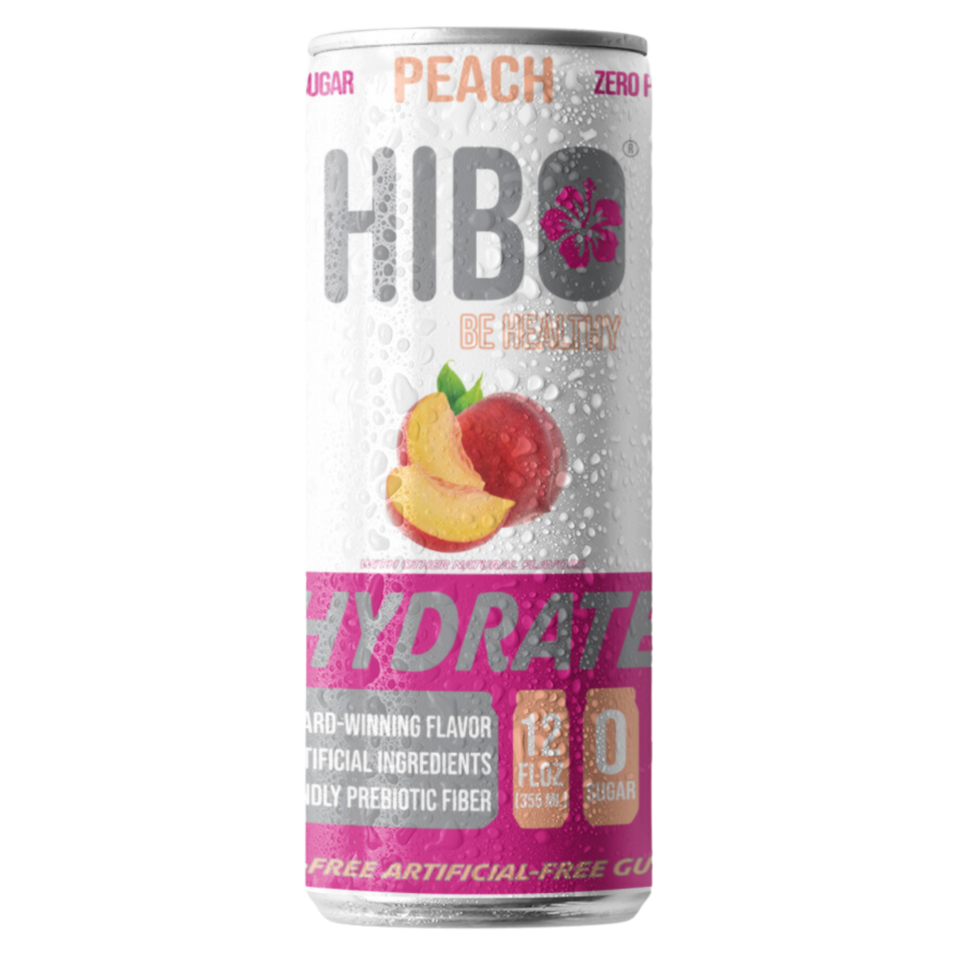 All-Natural Zero-Sugar Hydration Drink HIBO HYDRATE PEACH – HIBO Energy