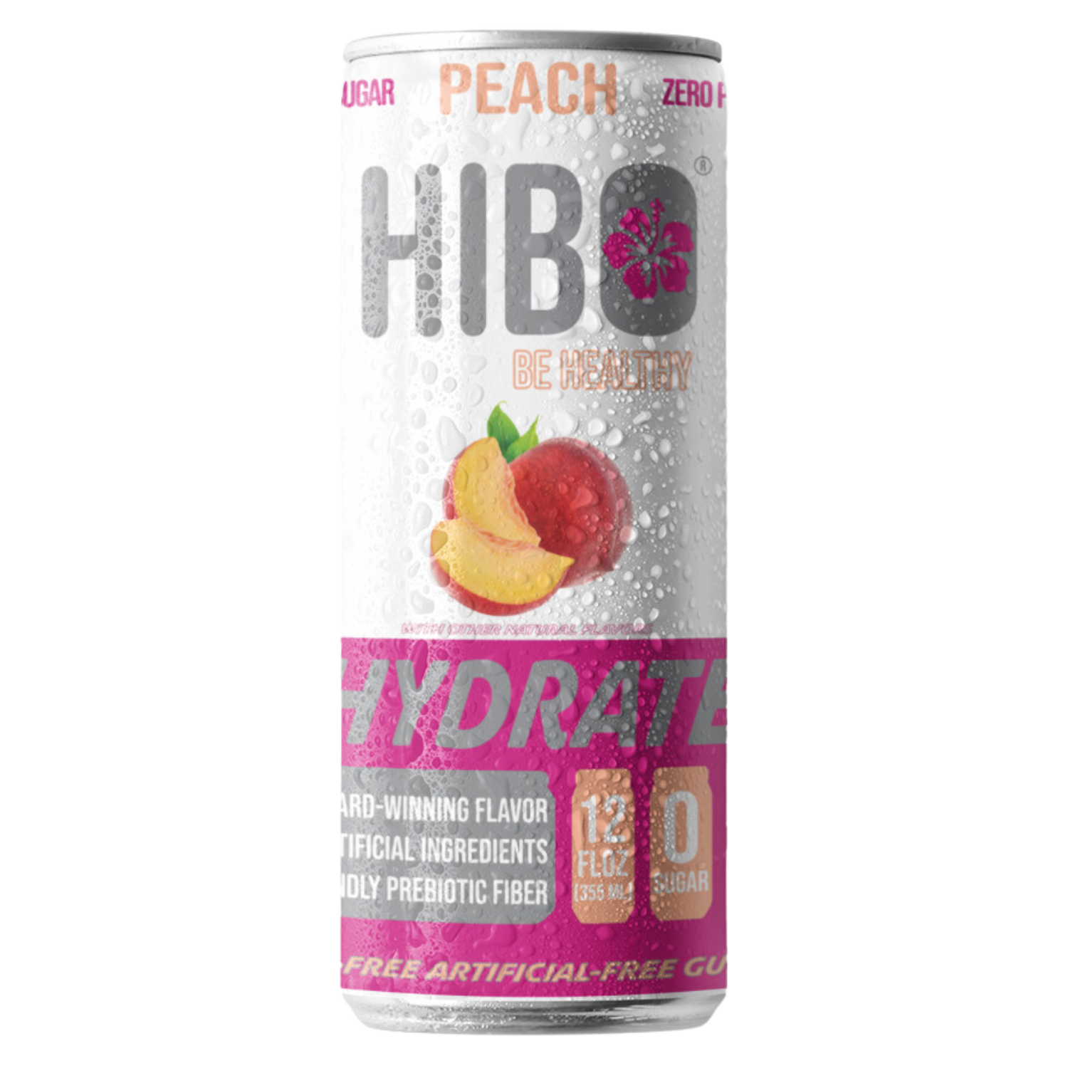 All-Natural Zero-Sugar Hydration Drink HIBO HYDRATE PEACH – HIBO Energy